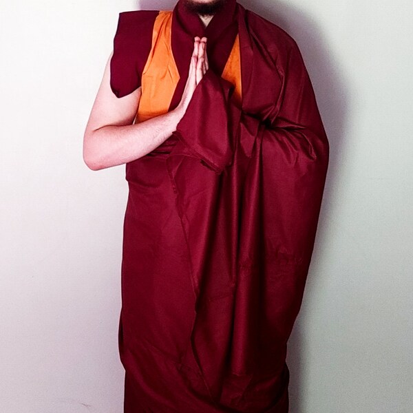 Tibetan Buddhist Monk Complete Robes Set,buddhist Monk Dress,monastry ...