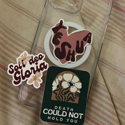 Yeshua Sticker, Jesus Sticker, Yahweh Saves, Retro, Trendy, Christian ...