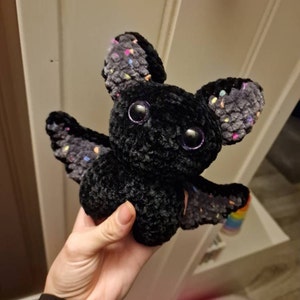Mixed Color Bat Crochet Pattern, Mixed Color Bat Halloween Crochet ...