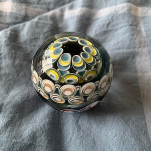 Four Layer Dot Stack Marble, UV Reactive, Glass Pop Art, Art Glass ...