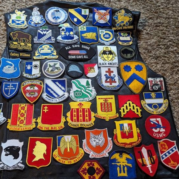 Buffalo Soldiers 9th & 10th Cavalry Patches - Set of 2 BSMC 3" X 2" - Etsy