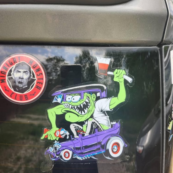 ART STICKER 8 Ball Devil Girl by Artist Vince Ray Decal #VR1 - Etsy
