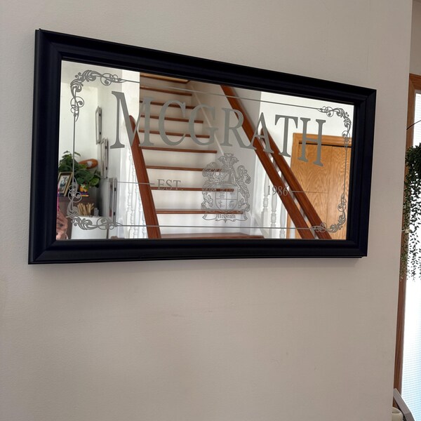 Custom Personalized Mirror|large Mirror|personalized Bar Mirror|custom ...