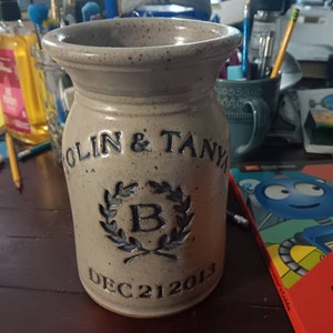 Personalized Stoneware Crock - Etsy