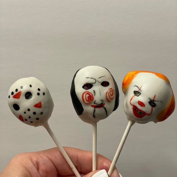 6 Bite Size Small Horror Movie Character Heads Handmade Resin Mold - Etsy