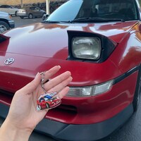 Initial D Impact Blue Mako and Sayuki Sil80 Car Wash Manga Car Poster ...