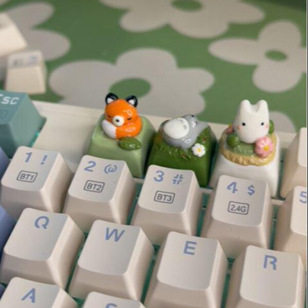 Miffy Artisan Keycap Rabbit Keycap Cute Keycaps Handmade Miffy Charm - Etsy