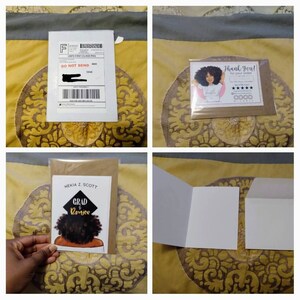 Grad and Boujee African American Graduation Card Fashion Illustration ...