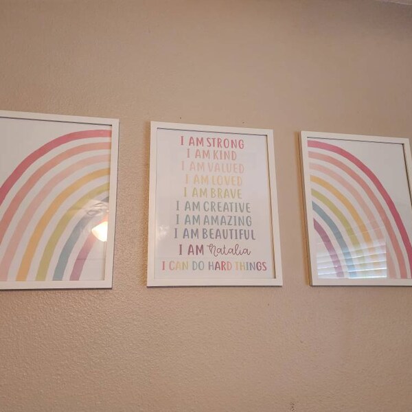 Printable Wall Art, Positive Affirmations Wall Art, Pastel Classroom ...