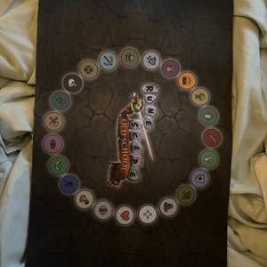 OSRS Wilderness Warning Aluminum Sign, OSRS Wilderness Warning Door ...