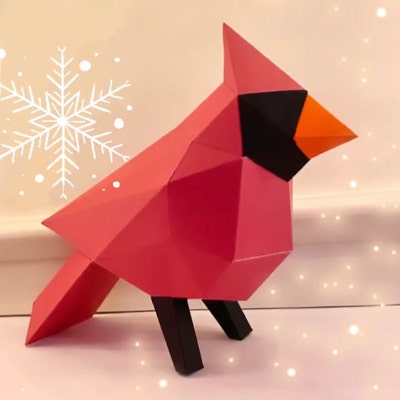 Falcon,peregrine Bird Paper Craft,3d Low Polygonal Paper Sculpture ...