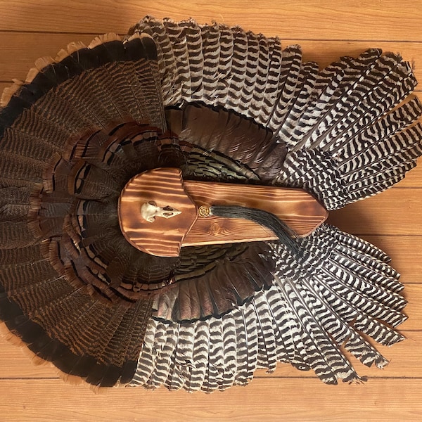 Turkey Plaque-wings and Fan - Etsy