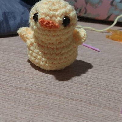 Pocket Duckling Crochet Pattern Good Luck Duck Amigurumi Tutorial ...