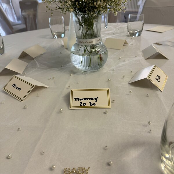 Personalised Baby Shower Table Confetti - Etsy UK