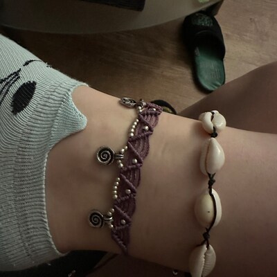 Macrame Anklets - Etsy