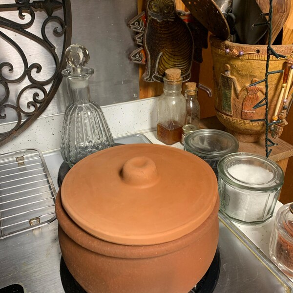 Handmade Unglazed Terracotta Cookware, Earthen Clay Cooking Pot With ...
