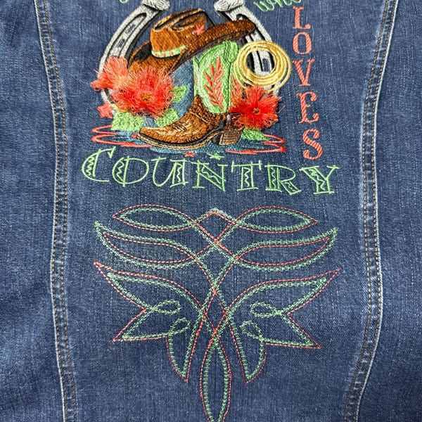 Western Boot Stitch Stitching Embroidery Design, Machine Embroidery ...