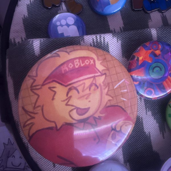 Roblox Work at a Pizza Place Pin Back Buttons - Builderman, Shedletsky ...