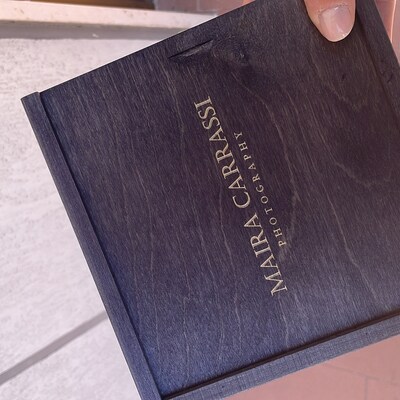 4x6 Wood Print Box 4x6 Photo Box for Photos and USB Drive 15x10 Cm ...