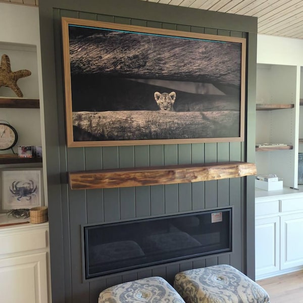 Champagne TV Frame for Samsung the Frame & TCL Tvs, Custom Frames ...