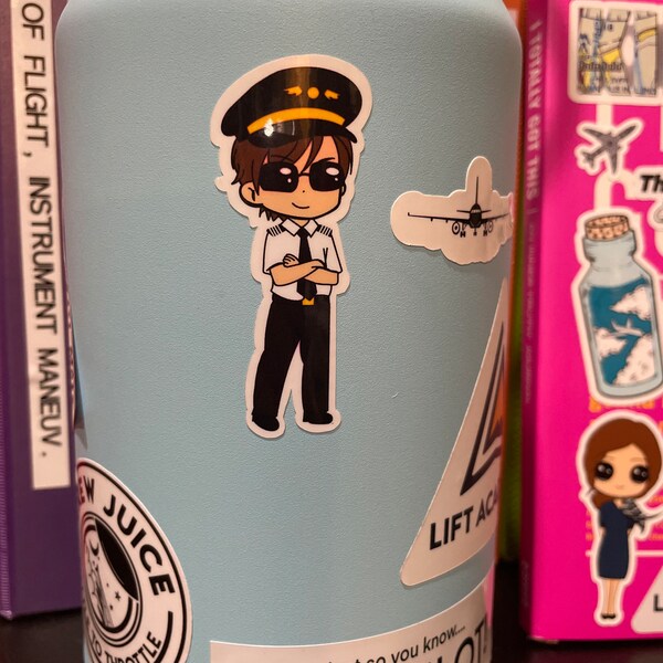 JET BLUE Flight Attendant, Cabin Crew Sticker, Aviation Sticker, Flight ...