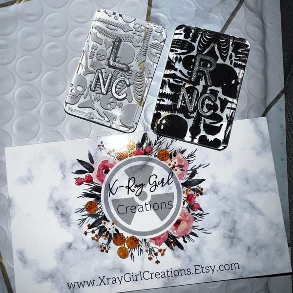 Oil Spill X-ray Markers Fun Xray Markers With Initials Abstract X-ray ...