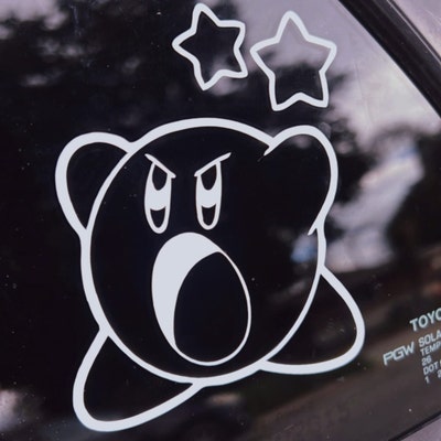 Kirby Inspired Decal for Car, Laptop, Game Console - Etsy