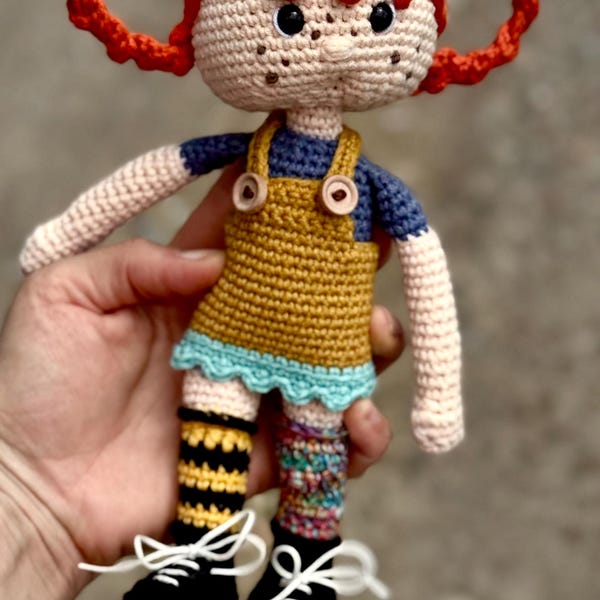 Crochet Pattern Julia, Pattern Includes Doll and Clothes. This Crochet ...