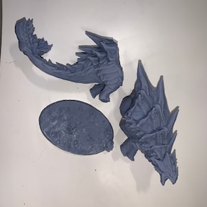 Cerberus Rex Miniature T Rex Dinosaur DND Pathfinder Tabletop | Etsy
