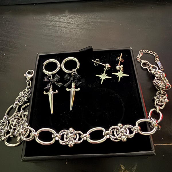Divine Binding | Edgy Chain Bracelet | Intricate Stainless Steel ...