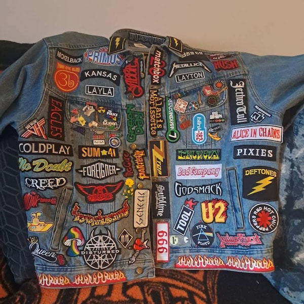 Talking Heads Patch / Rock Music Patch / Sew or Iron on Embroidered ...