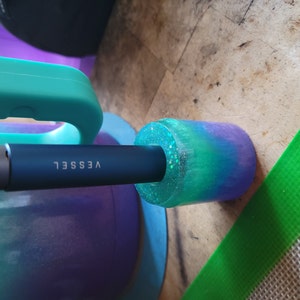 Vape Pen Stand Vape Pen Holder Handmade Rainbow Clouds and Glitter ...