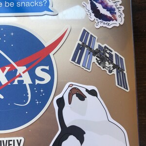 Space Pizza Sticker Space Sticker Water Bottle Sticker - Etsy