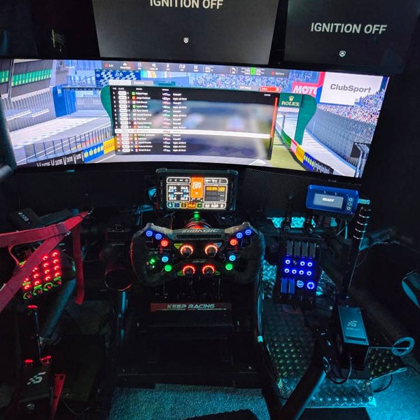 5" Sim Racing Dashboard: Velocity Touchscreen DDU for Fanatec, MOZA ...