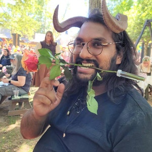 Kolsun Large Swooped Back Horns - Etsy