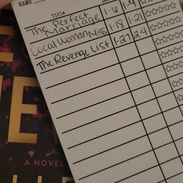 Reading Log Bookmark, Book Tracker, Reading List, Progress Tracker ...