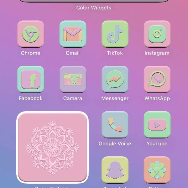 AMETAL Theme App Icon Set, Custom Icons for iPhone and Android Home ...