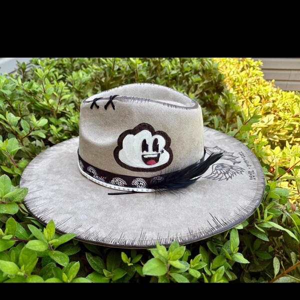 Faith Can Move MOUNTAINS- Authentic Hand Burned Hat, Wild Child, Best ...