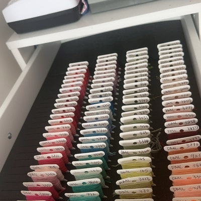 DMC Floss Labels Solid Color, Floss Image and White. - Etsy