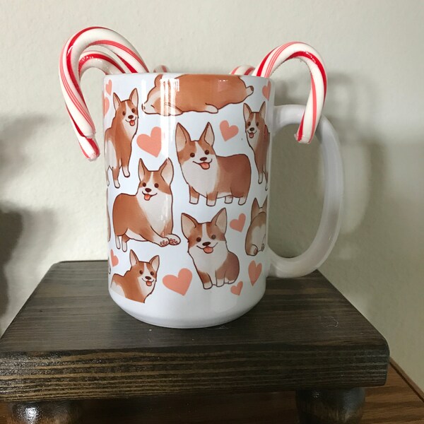 Corgi Coffee Mug, Cute Corgi Gift, Dog Lover, Gift for Her, Him ...