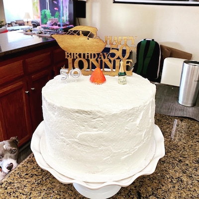 Boat Cake Topper,boating Cake Topper,retirement Party,sport Boat Cake ...