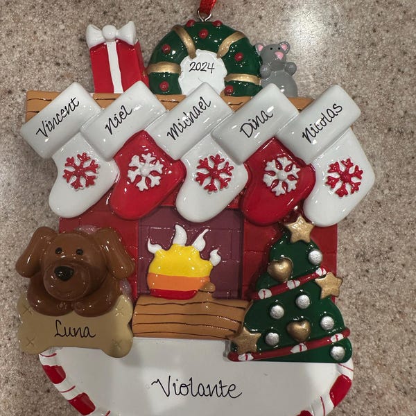 Baby Girl or Baby Boy and Grandmother's 1st Christmas Personalized ...