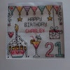 Happy 60th Birthday Cross Stitch Card Kit - Etsy UK