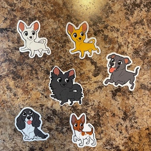 Bully Sticker Pit Bull APBT Amstaff Staffy Chibi Puppy Dog - Etsy