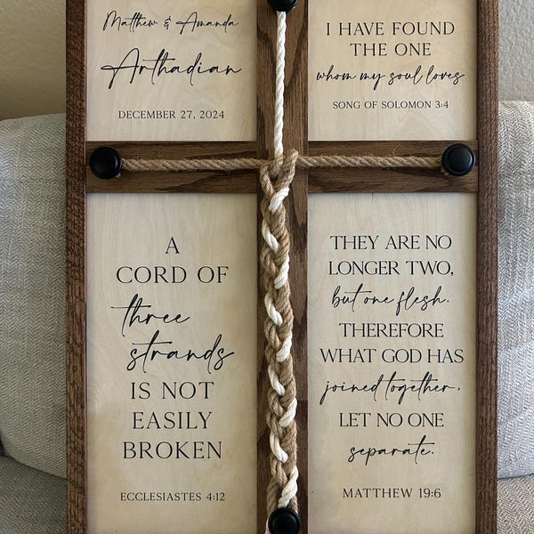 A Cord of Three Strands | What God Joined Together | Trinity Braid ...