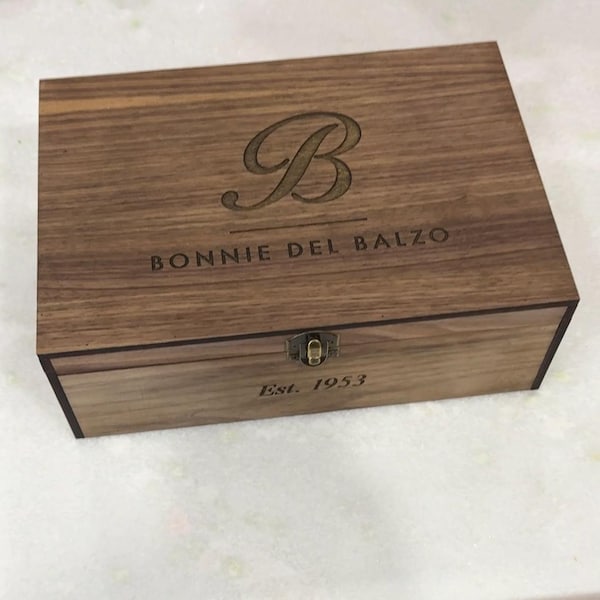 Personalized Valentines Wooden, Keepsake Gift Box - Christmas Gifts for ...