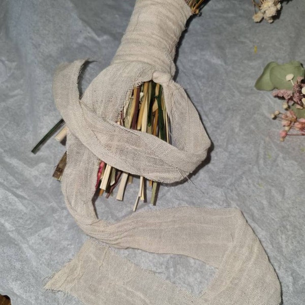 Rustic Dusty Blue Dried Flower Bouquet, Dried Flower Posy, Wedding ...