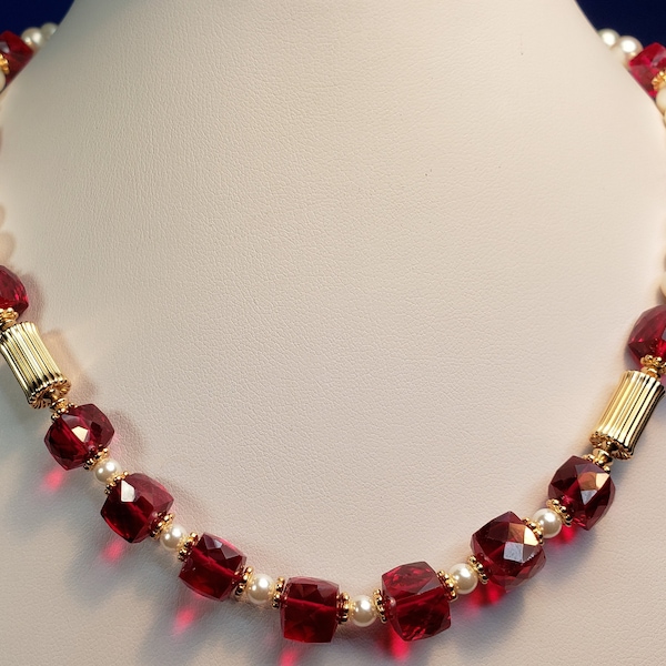 Extremely Beautiful~very Rare Ruby Corundum Faceted Cube Beads Ruby Box ...
