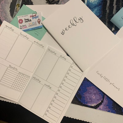 B6 Weekly Planner Insert TN - Etsy