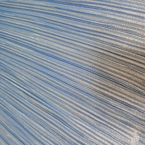 Metallic Luster Wave Big Lace Fabric, Yarn Organza Pleated Ruffle ...